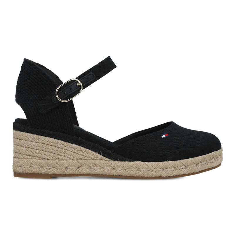 Ženske sandale Tommy Hilfiger Mid wedge espad closed toe