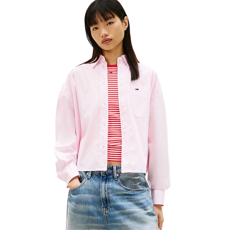 Ženska košulja Tommy Hilfiger Tjw essential crop shirt