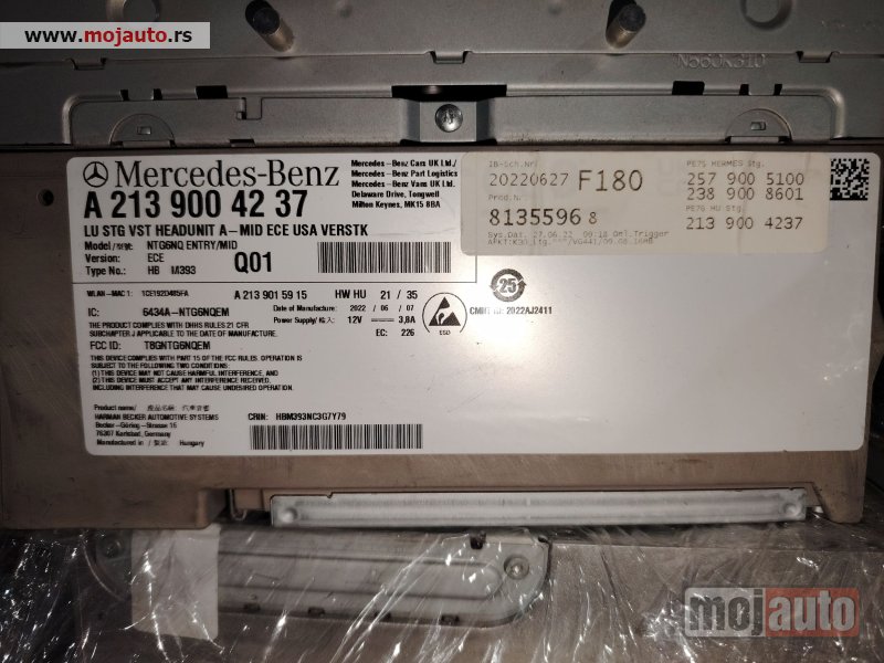 Delovi za Mercedes A 213 900 42 37