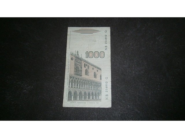 ITALY 1000 LIRE