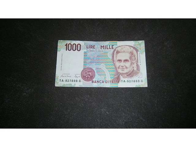 ITALY 1000 LIRE ( 12 )