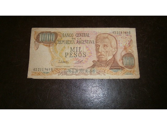 ARGENTINA 1000 PESOS ( 8 )