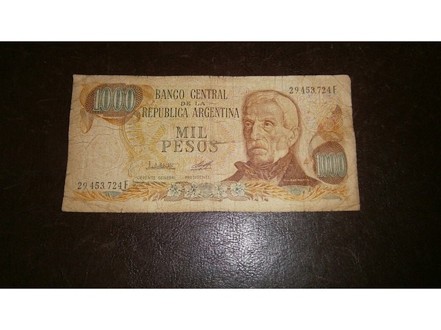 ARGENTINA 1000 PESOS ( 5 )