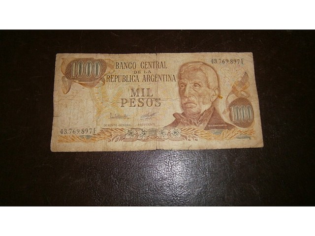 ARGENTINA 1000 PESOS ( 4 )