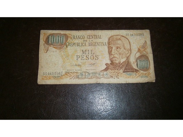 ARGENTINA 1000 PESOS ( 3 )