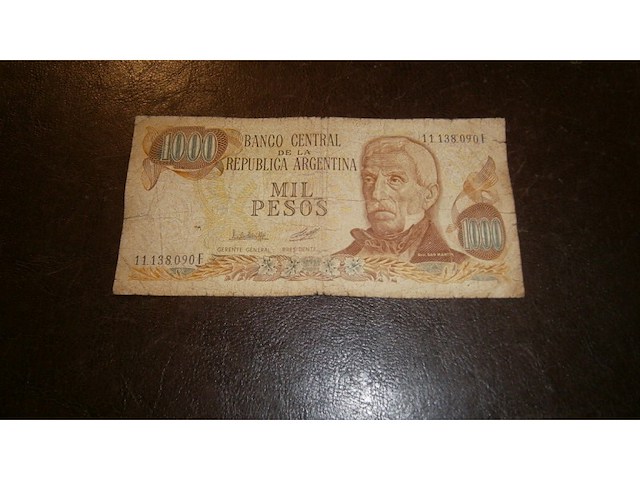 ARGENTINA 1000 PESOS ( 1 )