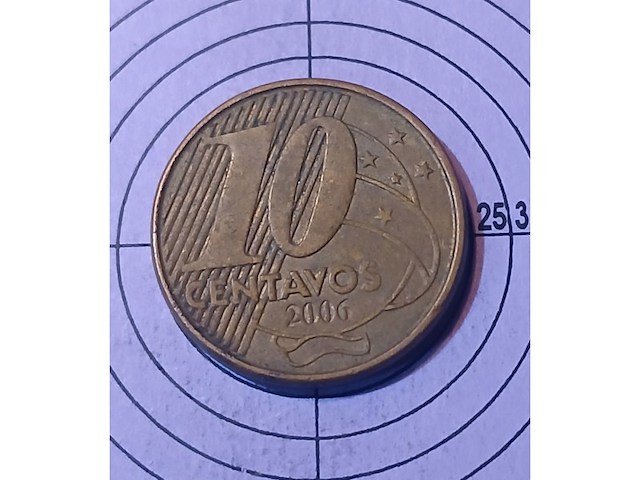 Brazil 10 centavos 2006g km649.3