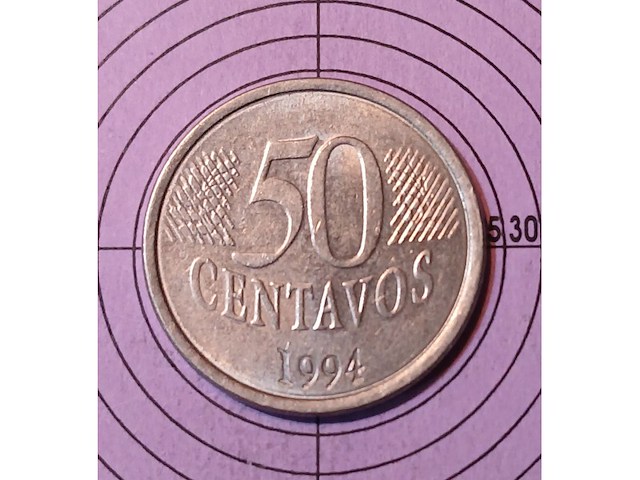 Brazil 50 centavos 1994g km635