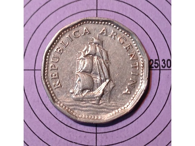 Argentina 5 pesos 1963g km59