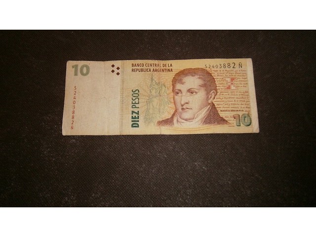 ARGENTINA 10 PESOS