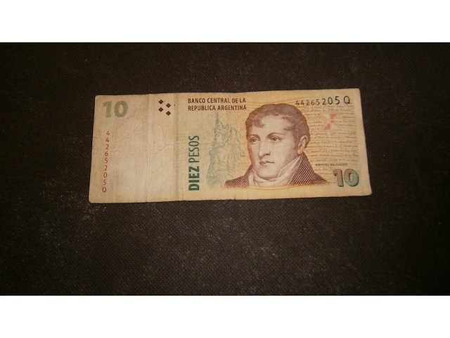 ARGENTINA 10 PESOS