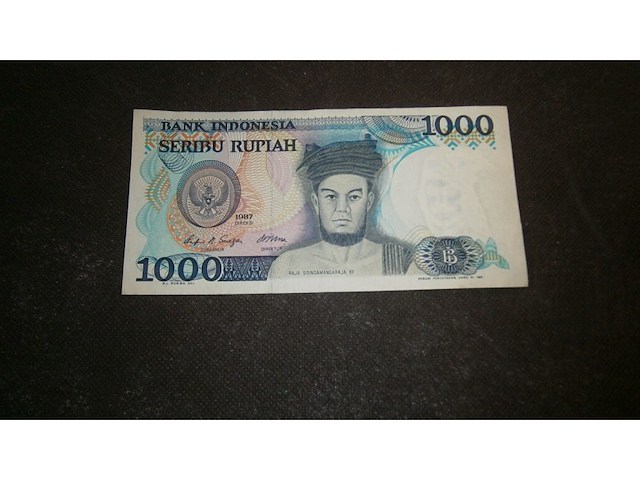 INDONESIA 1000 RUPIAH 1987
