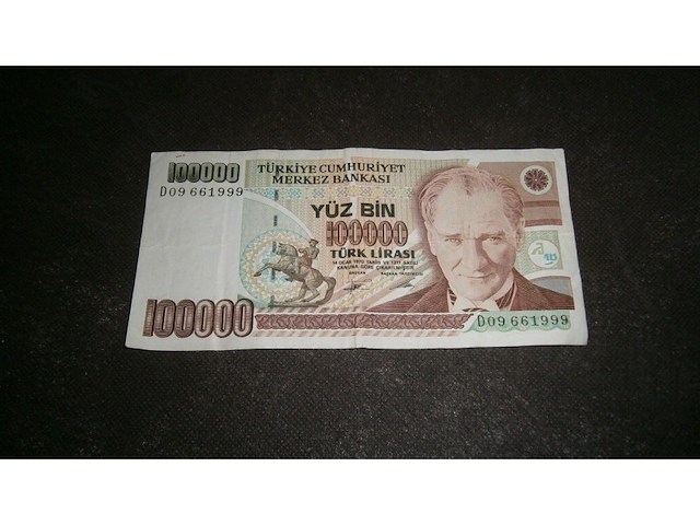 TURKEY 100.000 LIRA