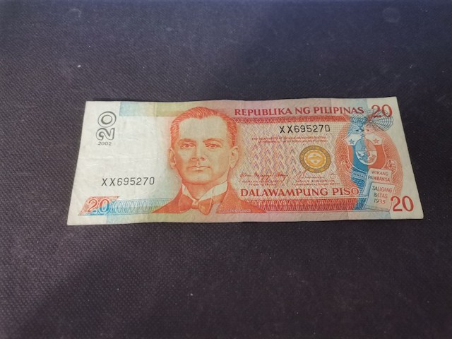 PHILIPPINES 20 PISO 2002