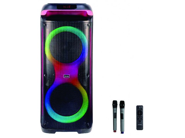 Microlab PT1200W karaoke zvucnik 400W, Bluetooth, LED, 11,1V/7200mAh, TWS, Aux, USB, microSD, + Mic*