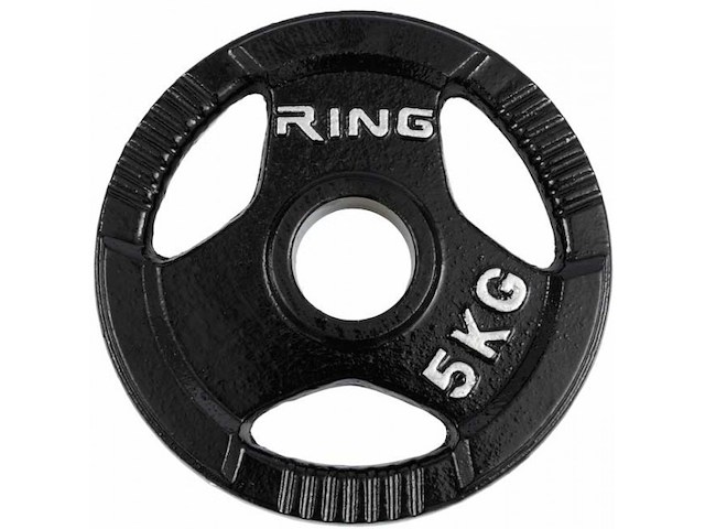 Olimpijski liveni teg sa hvatom 5kg Ring RX PL14-5