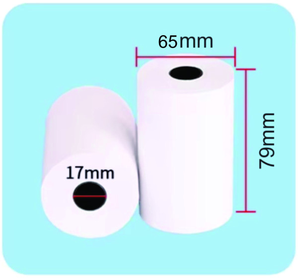 POS-TROL79-65mm Termo rolna 79x65mm, 8KOM, (60m, 53gsm BPA FREE) bz