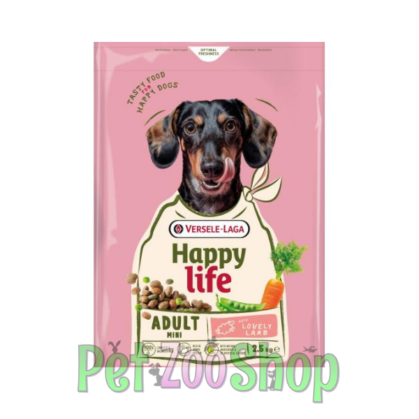 Happy Life Mini Adult Lamb – Hrana sa jagnjetinom za živahne male pse