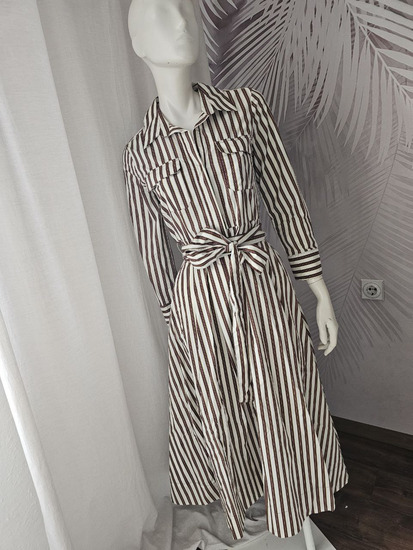 Nova Zara kosulja haljina sa kaisem XS