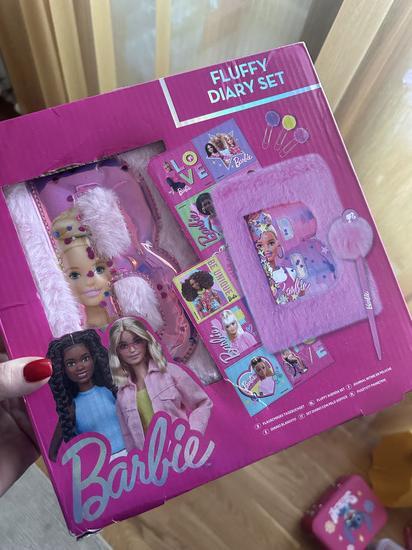 Barbie Fluffy Diary Set