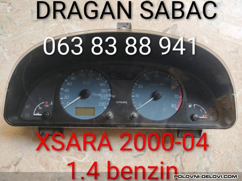 Citroen Xsara Kilometar Sat Elektrika I Paljenje