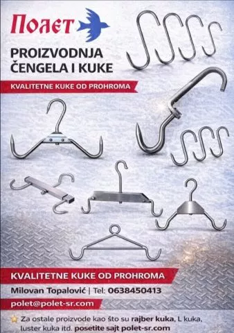 Prohromske čengele - za sve namene, ručna izrada