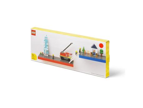 LEGO Polica sa podlogom za gradnju - crvena