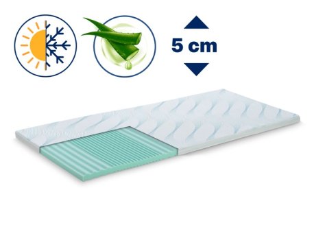 DORMEO Aloe Vera Vitalis 2u1 topper 5cm 80x200
