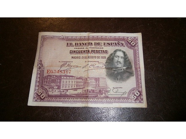 SPAIN 50 PESETAS 1928 ( 2 )