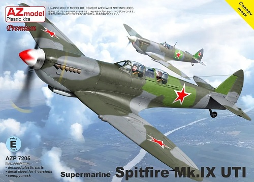 NEW! AZ-Model P72005 Supermarine Spitfire Mk.IX UTI (Premium Edition)