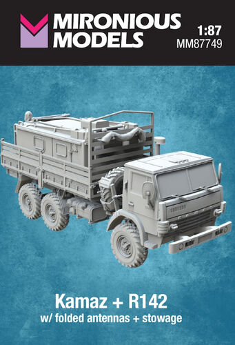 NEW! Mironious Models 87749 Kamaz and R142 with Folded Antennas and Stowage