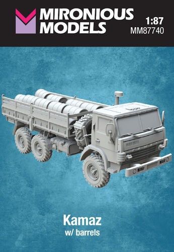 Mironious Models 87740 Kamaz with Barrels