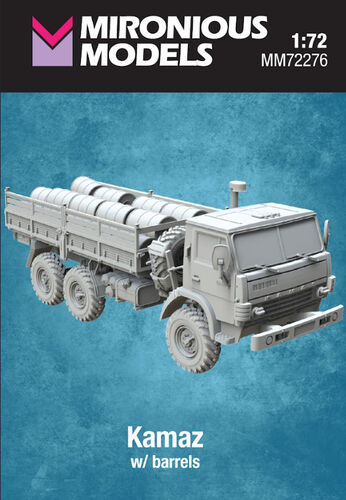NEW! Mironious Models 72276 Kamaz with Barrels