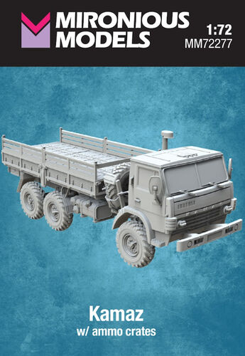 NEW! Mironious Models 72277 Kamaz with Ammo Crates