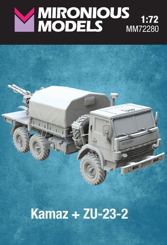 Mironious Models 72280 Kamaz with ZU-23-2