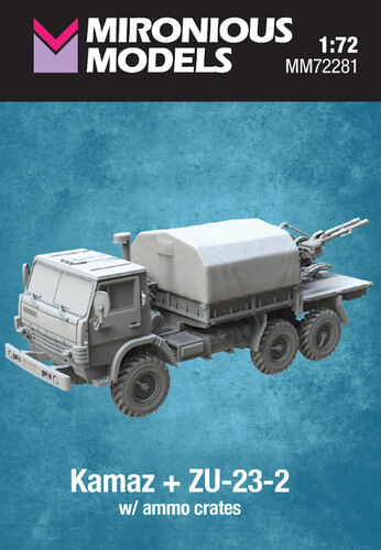 Mironious Models 72281 Kamaz with ZU-23-2 and Ammo Crates