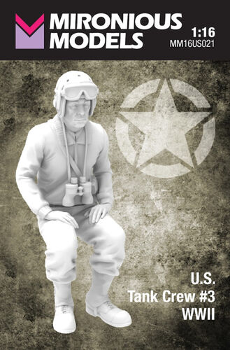 NEW! Mironious Models 16US021 US WWII Tank Crew No.3 (1 Figure)