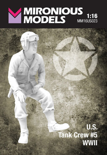 NEW! Mironious Models 16US023 US WWII Tank Crew No.5 (1 Figure)
