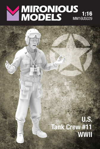 NEW! Mironious Models 16US029 US WWII Tank Crew No.11 (1 Figure)