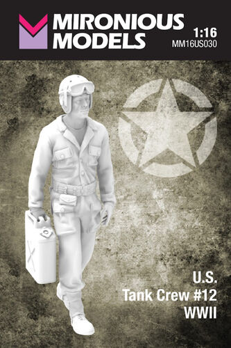 NEW! Mironious Models 16US030 US WWII Tank Crew No.12 (1 Figure)