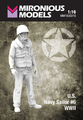 NEW! Mironious Models 16US016 US WWII Navy Sailor No.6 (1 Figure)