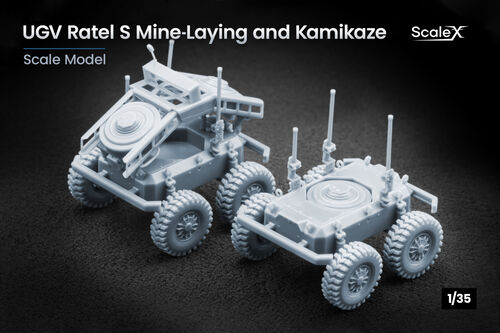 NEW! ScaleX VG35009 UGV Ratel S Mine Laying and Kamikadze (2 pcs / 3D-Printed)