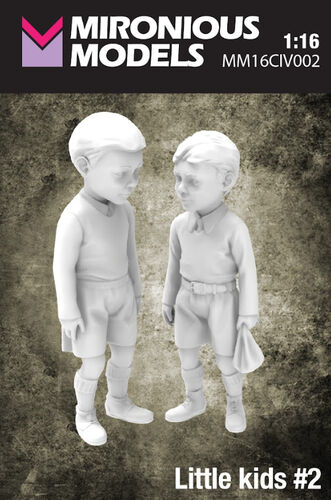 Mironious Models 16CIV002 Little Kids No.2 (2 Figures)