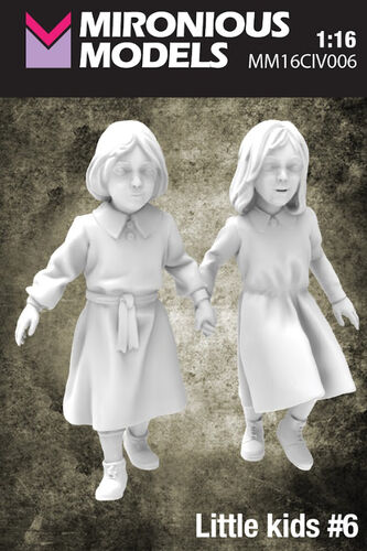Mironious Models 16CIV006 Little Kids No.6 (2 Figures)