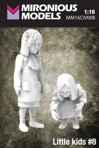 Mironious Models 16CIV008 Little Kids No.8 (2 Figures)