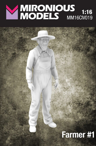 NEW! Mironious Models 16CIV019 Farmer No.1 (1 Figure)