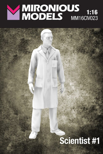 NEW! Mironious Models 16CIV023 Scientist No.1 (1 Figure)