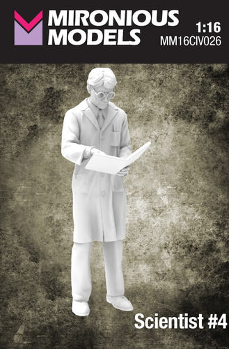 NEW! Mironious Models 16CIV026 Scientist No.4 (1 Figure)