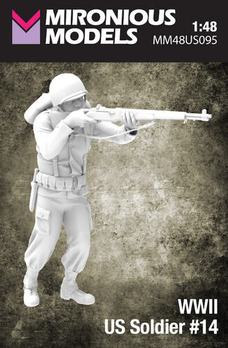 NEW! Mironious Models 48US095 US WWII Soldier No.14 (1 Figure)