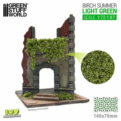 Green Stuff World 4649 Ivy Foliage - Light Green Birch Summer - Small